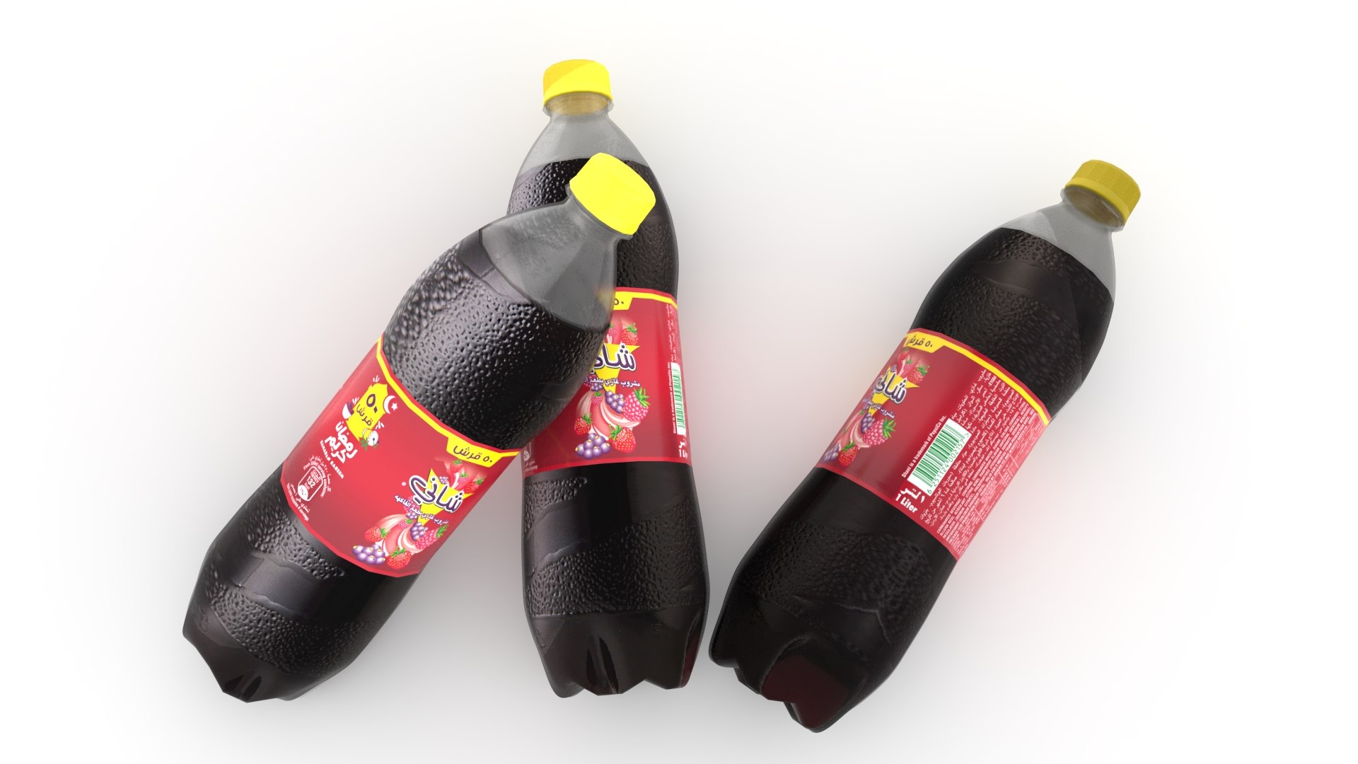 Shani 1 Liter Bottle 3D Model - TurboSquid 2047426