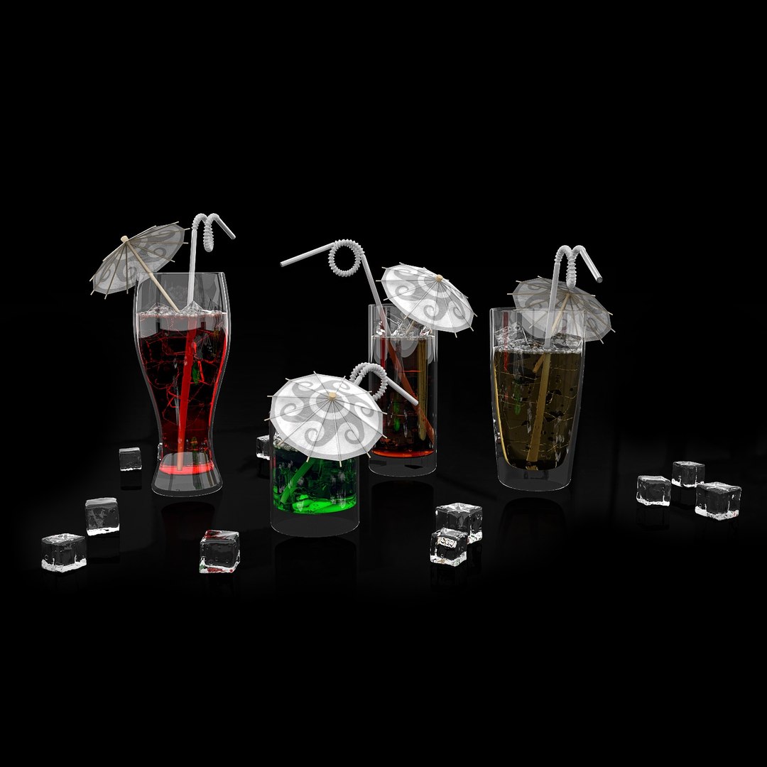 Drink Alcohol Beverages Model - TurboSquid 1585648