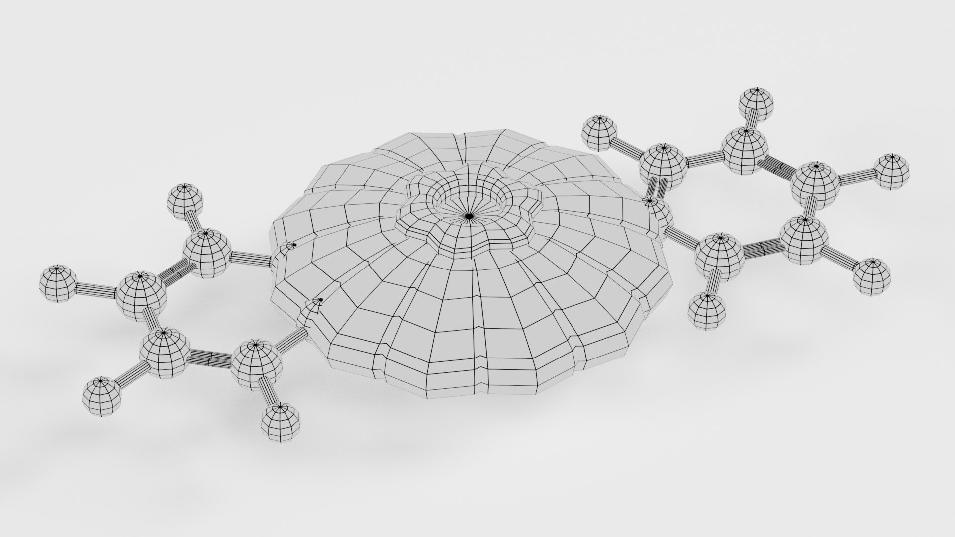 3D Benzene Orbital Structure Model - TurboSquid 2018066