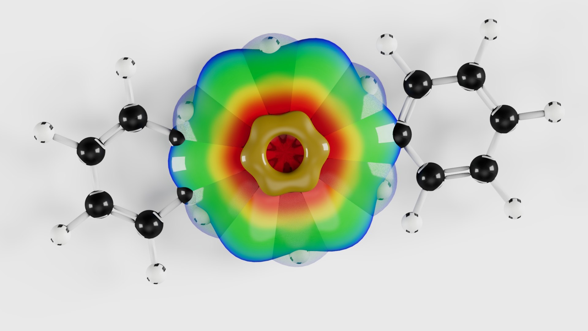 3D Benzene Orbital Structure Model - TurboSquid 2018066