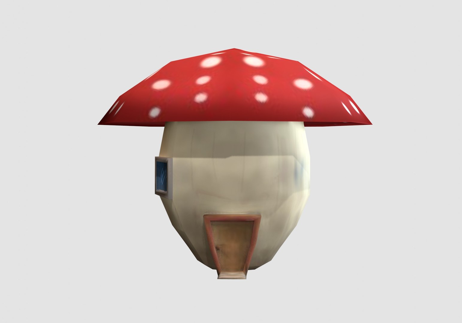 modelo 3d pequeña casa de hongos - TurboSquid 1902873