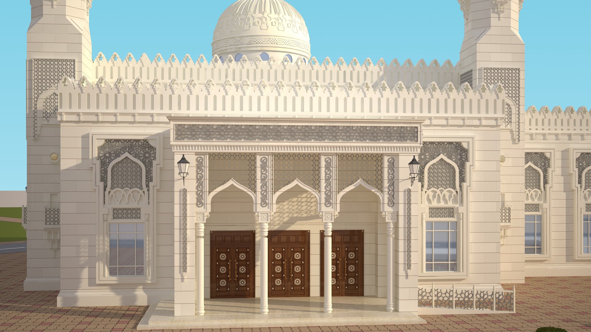 Mosque 3D 3D Model - TurboSquid 2120660