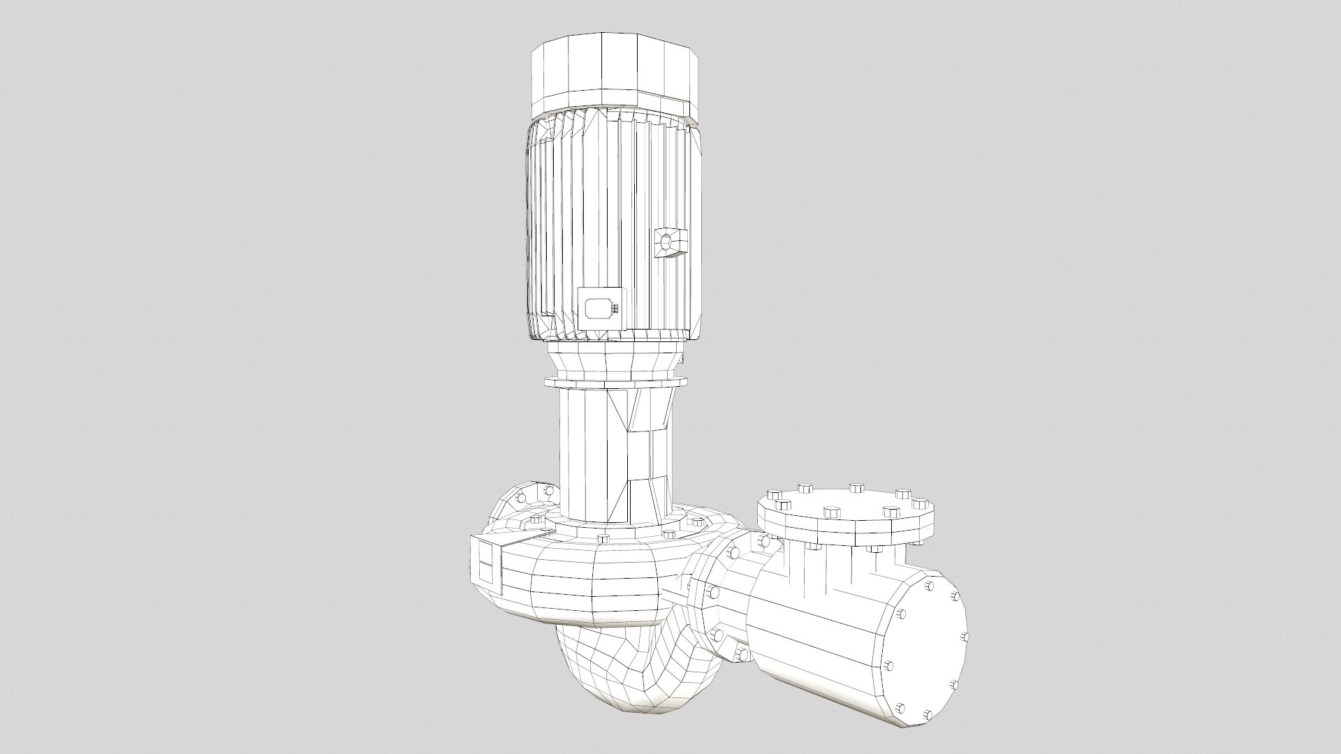 Vertical Pump 3D Model - TurboSquid 2359968