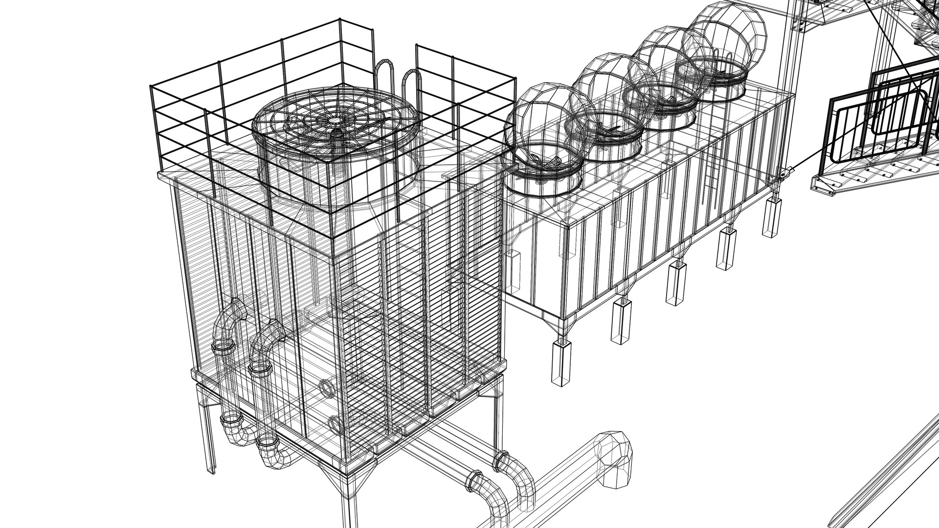 Rooftop Object Collection 3D Model - TurboSquid 2008038