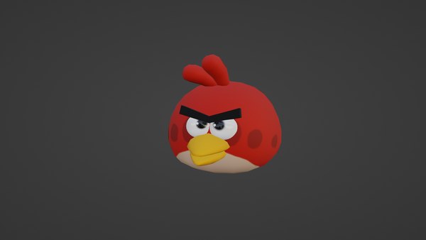 modelo 3d Pájaro rojo de Angry Birds gratis - TurboSquid 2263180