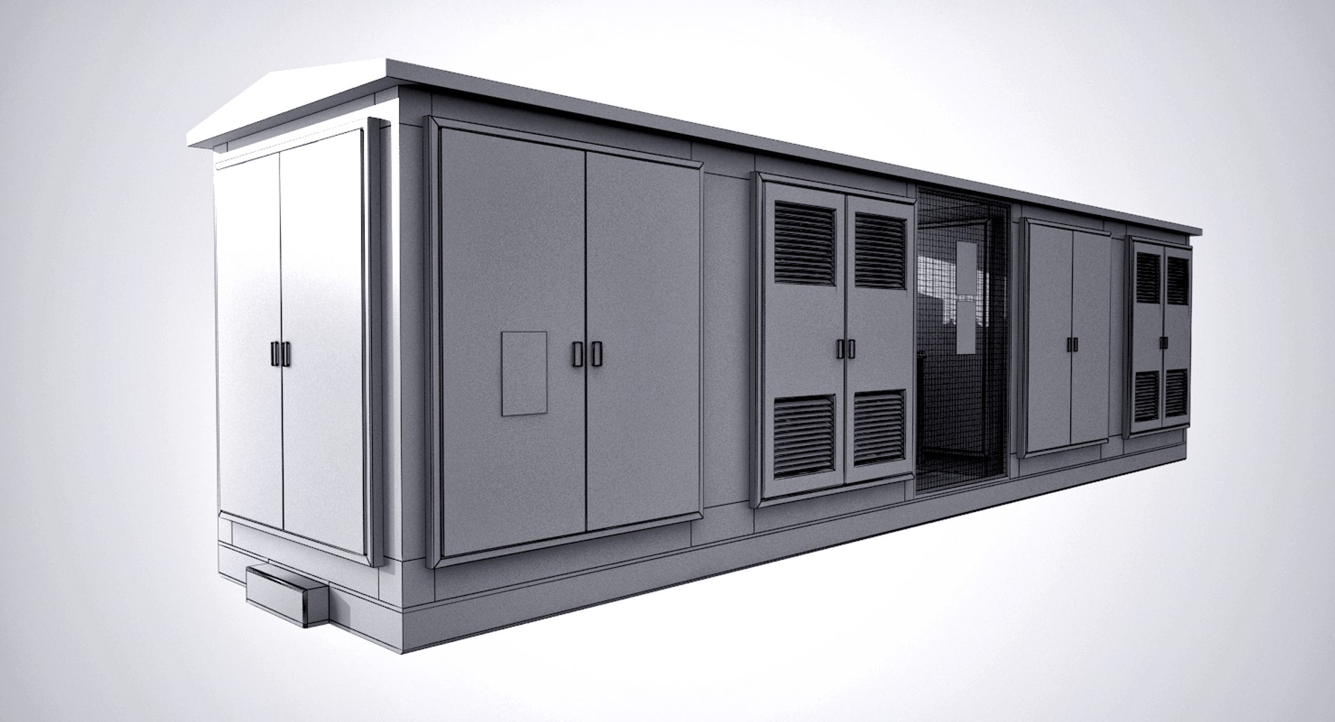 3D Concrete Transformer Station - TurboSquid 1256552