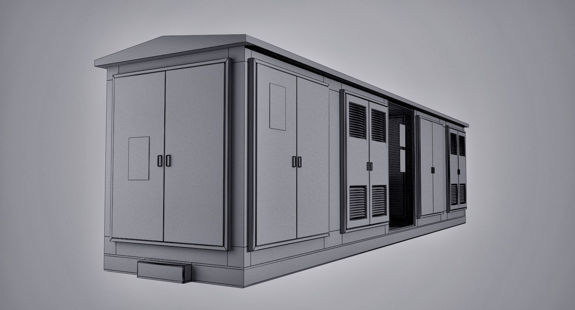 3D Concrete Transformer Station - TurboSquid 1256552