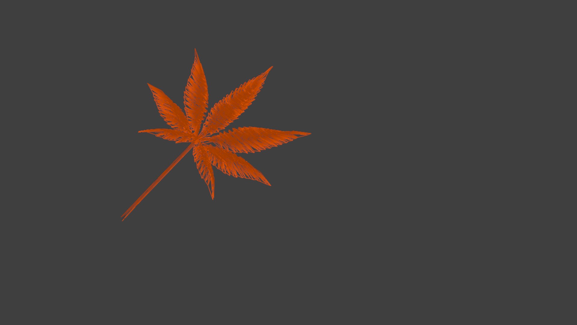 Marijuana Leaf 3D - TurboSquid 2184805