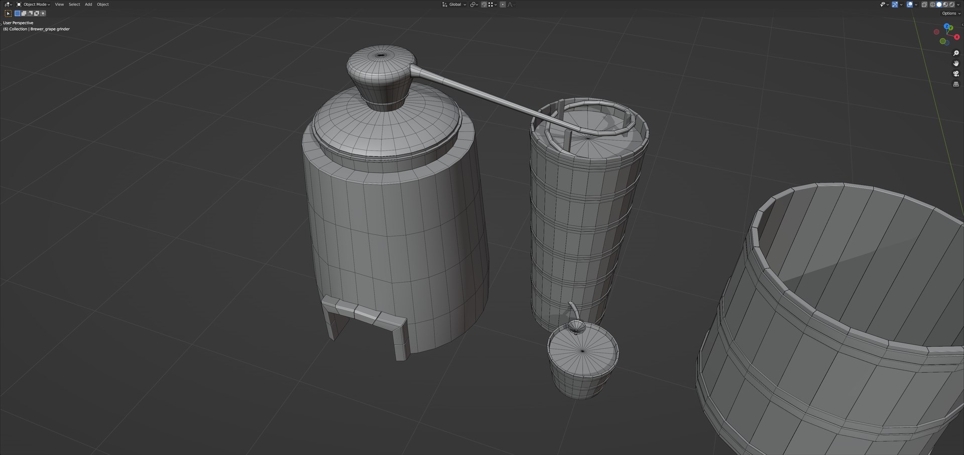 Medieval Brewery Props 3D Model - TurboSquid 2148181