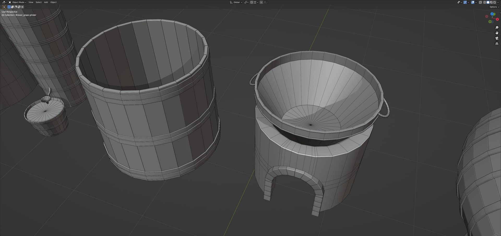 Medieval Brewery Props 3D Model - TurboSquid 2148181