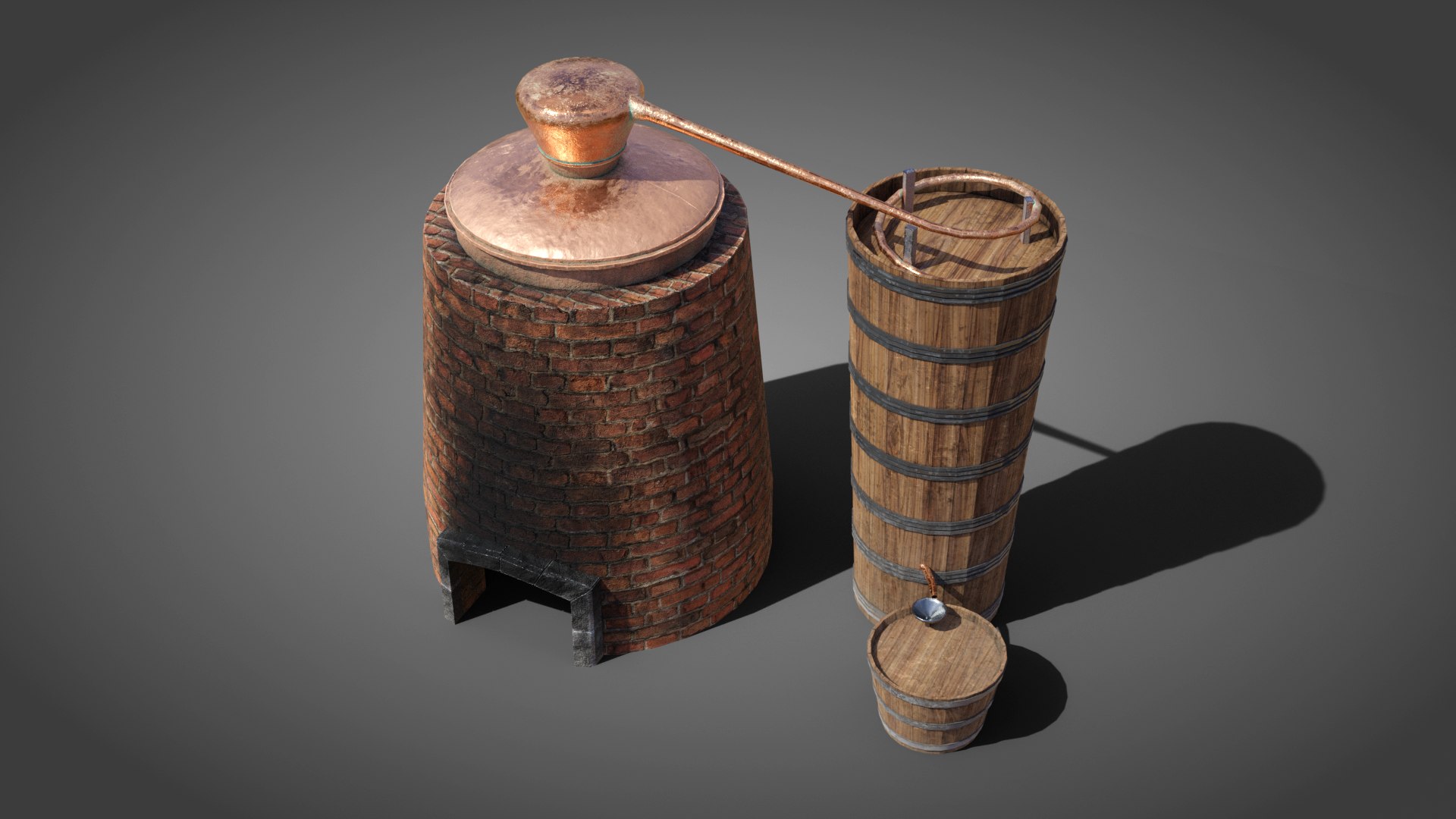 Medieval Brewery Props 3D Model - TurboSquid 2148181
