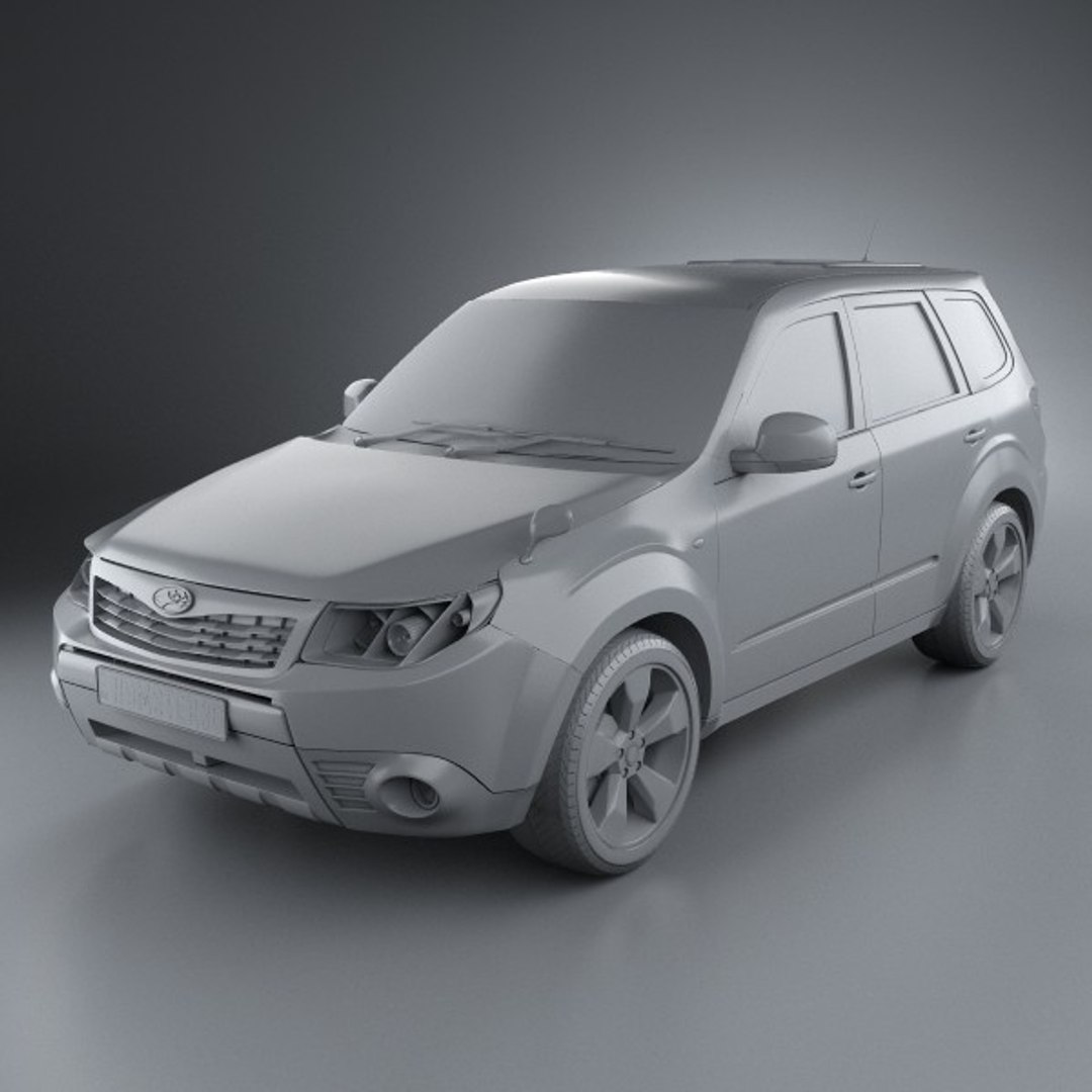 3d model subaru forester