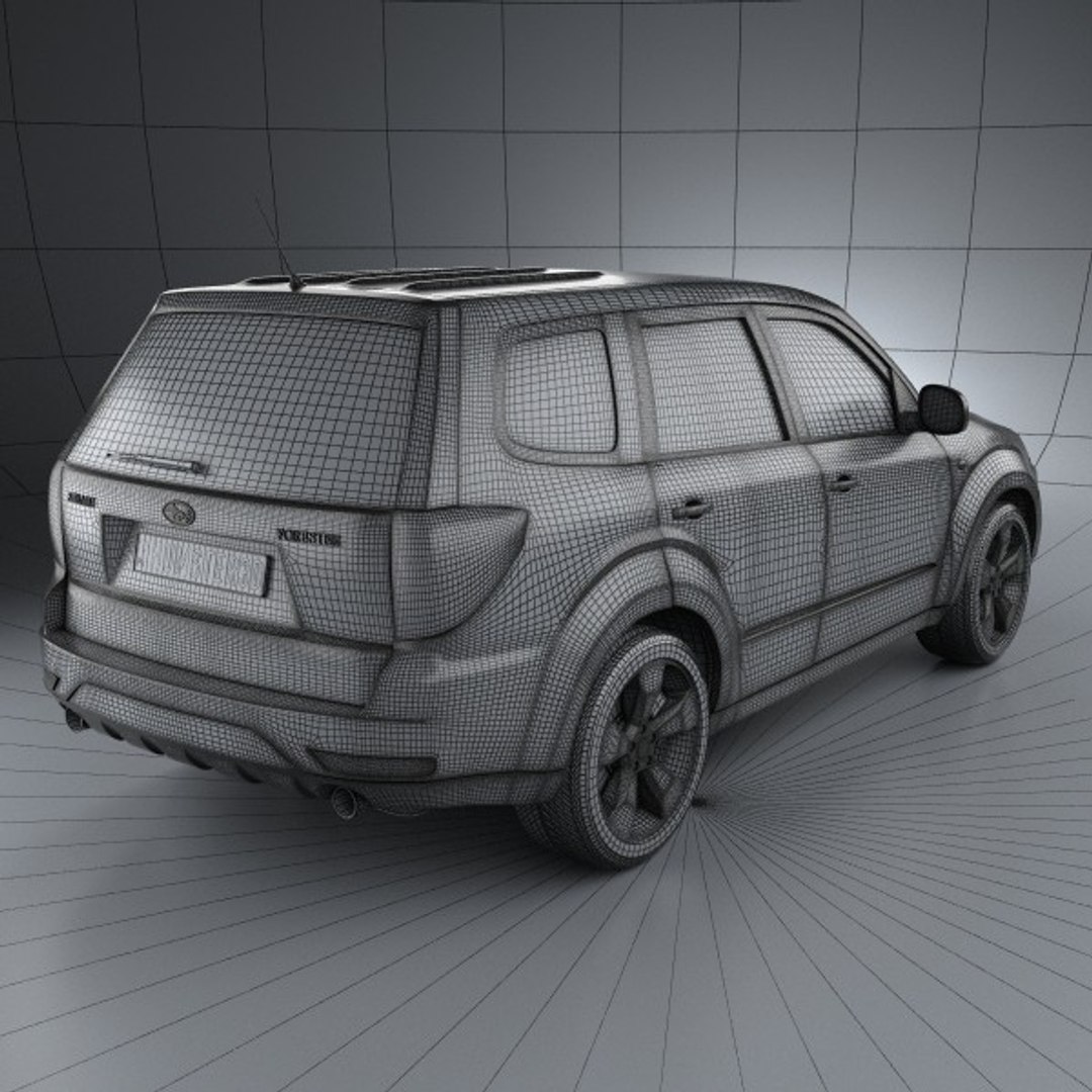 3d model subaru forester