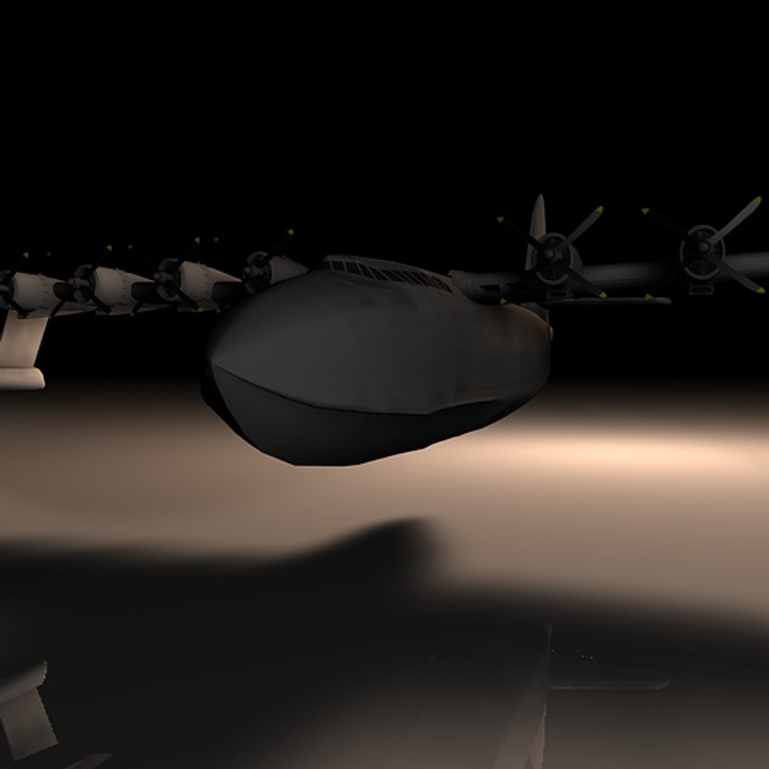 Spruce Goose 3d Model