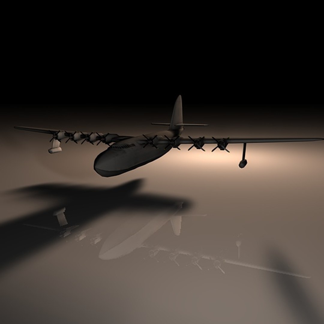 Spruce Goose 3d Model