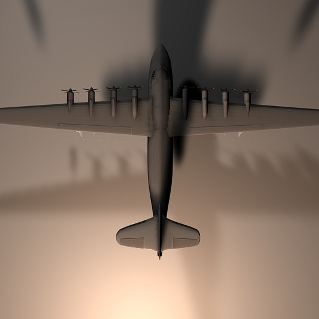 Spruce Goose 3d Model