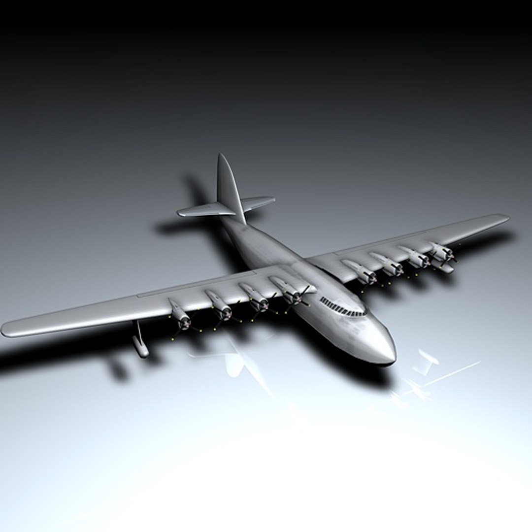 Spruce Goose 3d Model