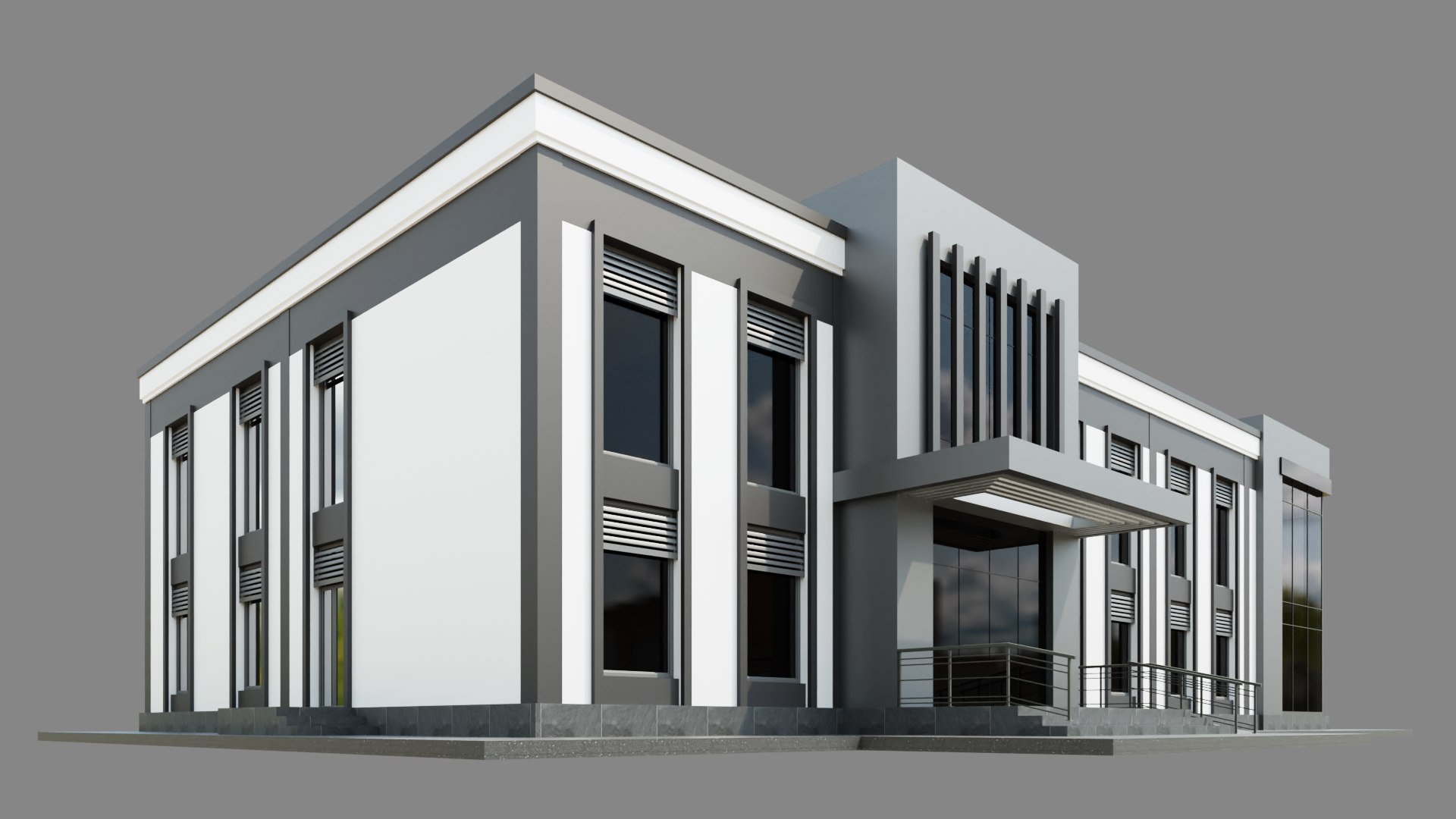 3D Model Office Building - TurboSquid 2029043