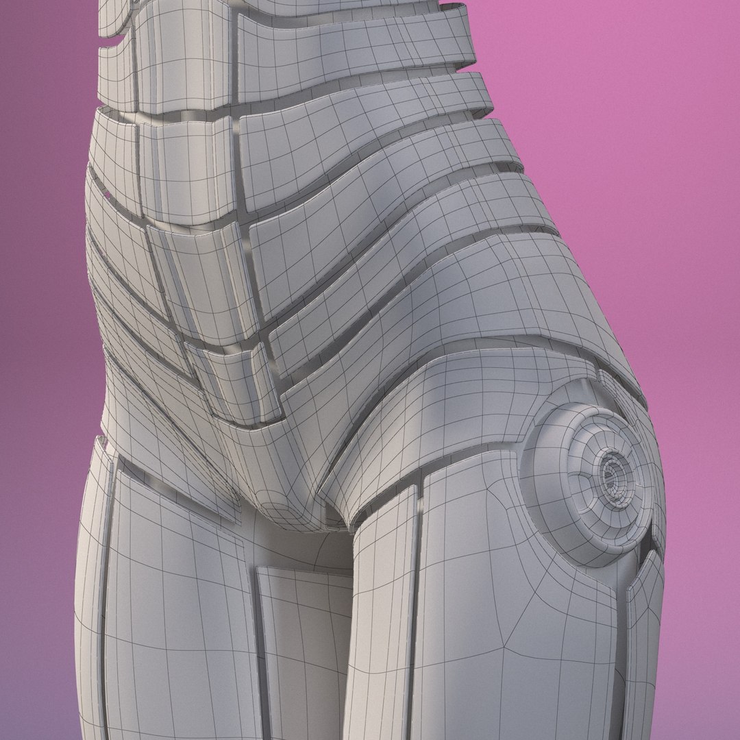 3D rigged female android fully - TurboSquid 1561825