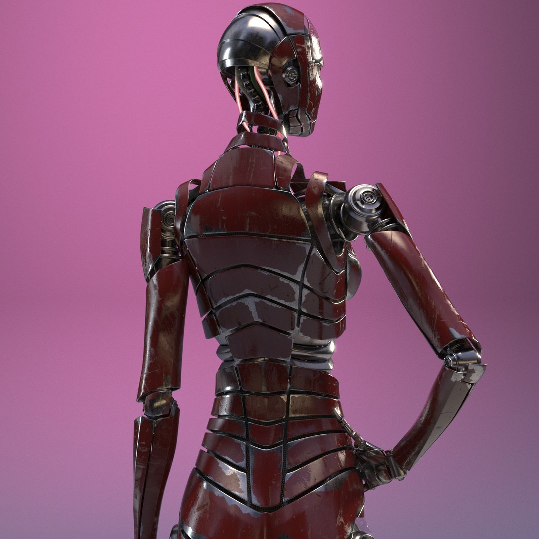3D rigged female android fully - TurboSquid 1561825