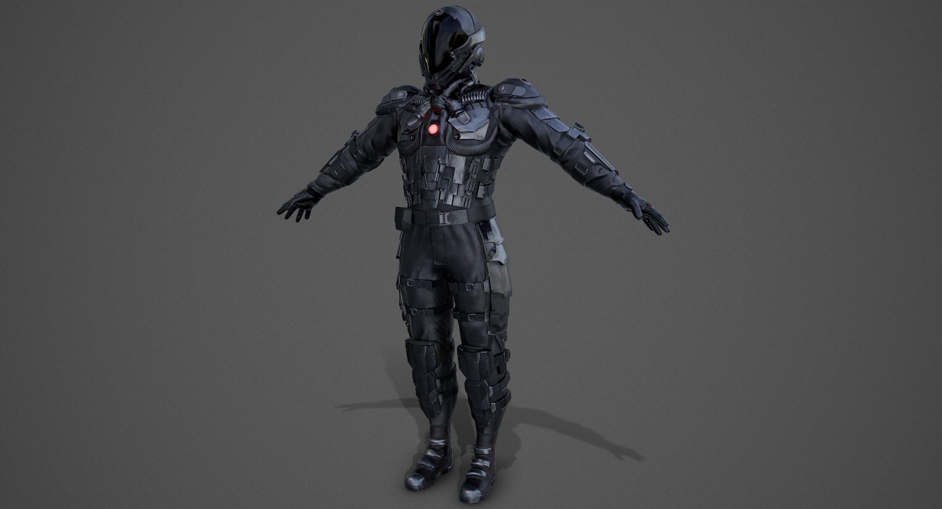 3D sci-fi soldier rigged model - TurboSquid 1405657