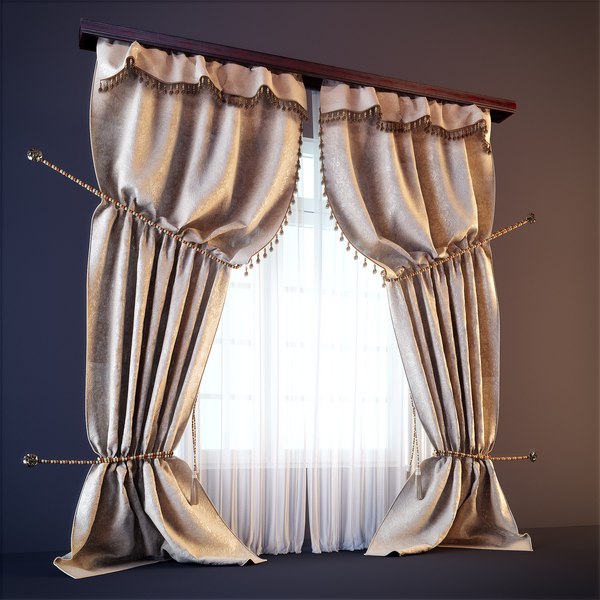 3d max curtains