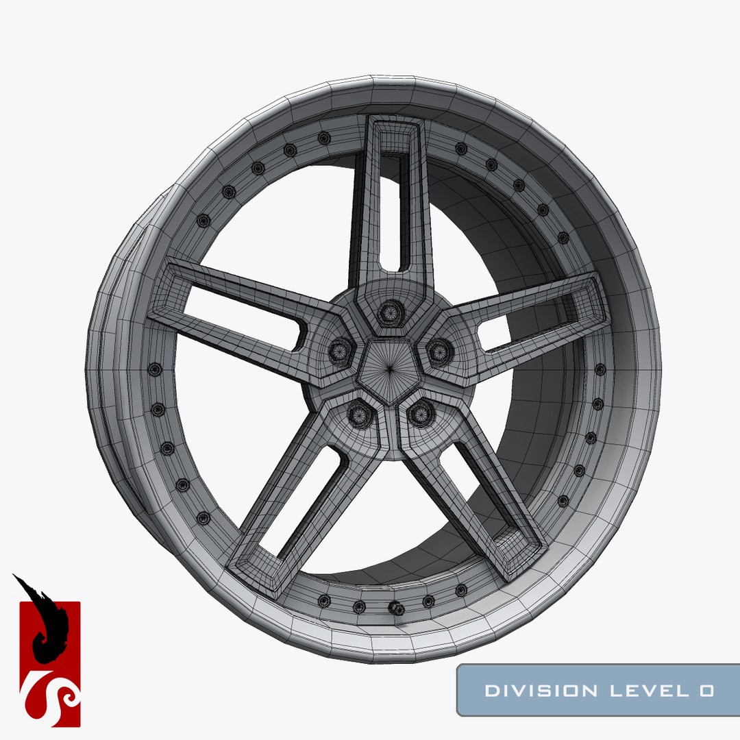 Prototype Racing Wheel 3d Model