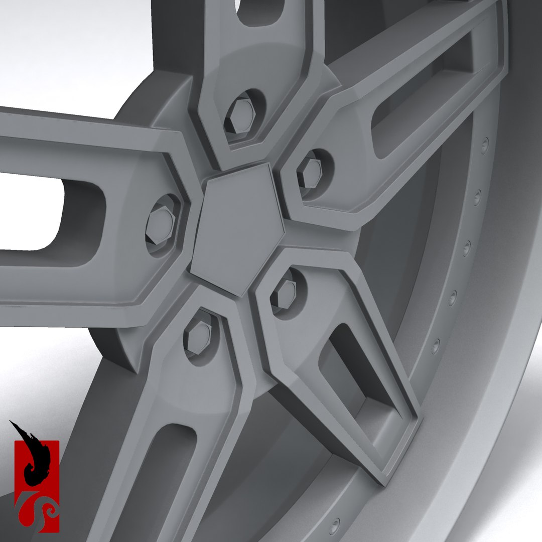 Prototype Racing Wheel 3d Model