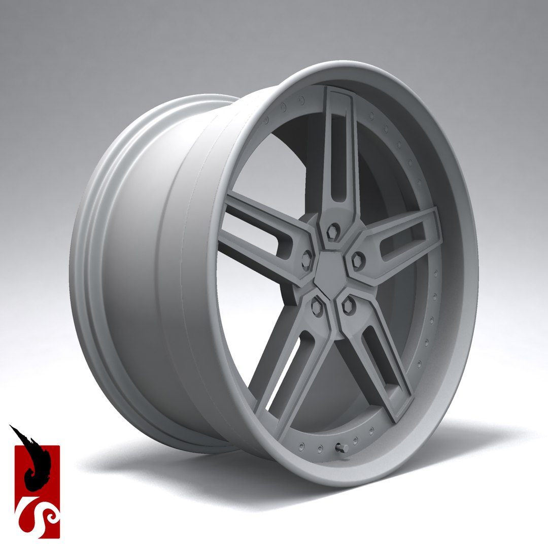 Prototype Racing Wheel 3d Model