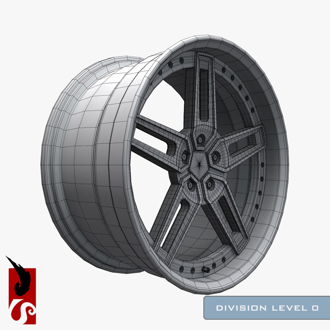 Prototype Racing Wheel 3d Model