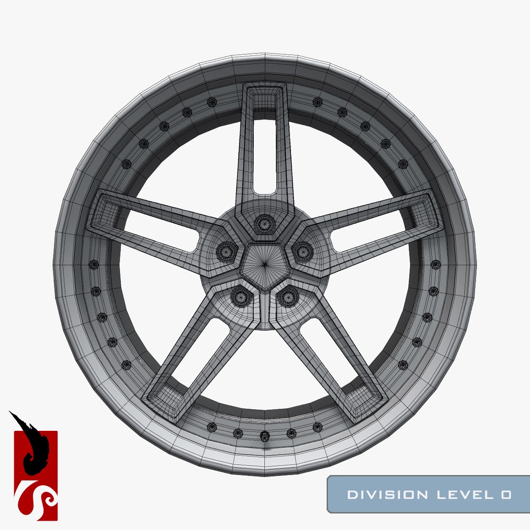 Prototype Racing Wheel 3d Model