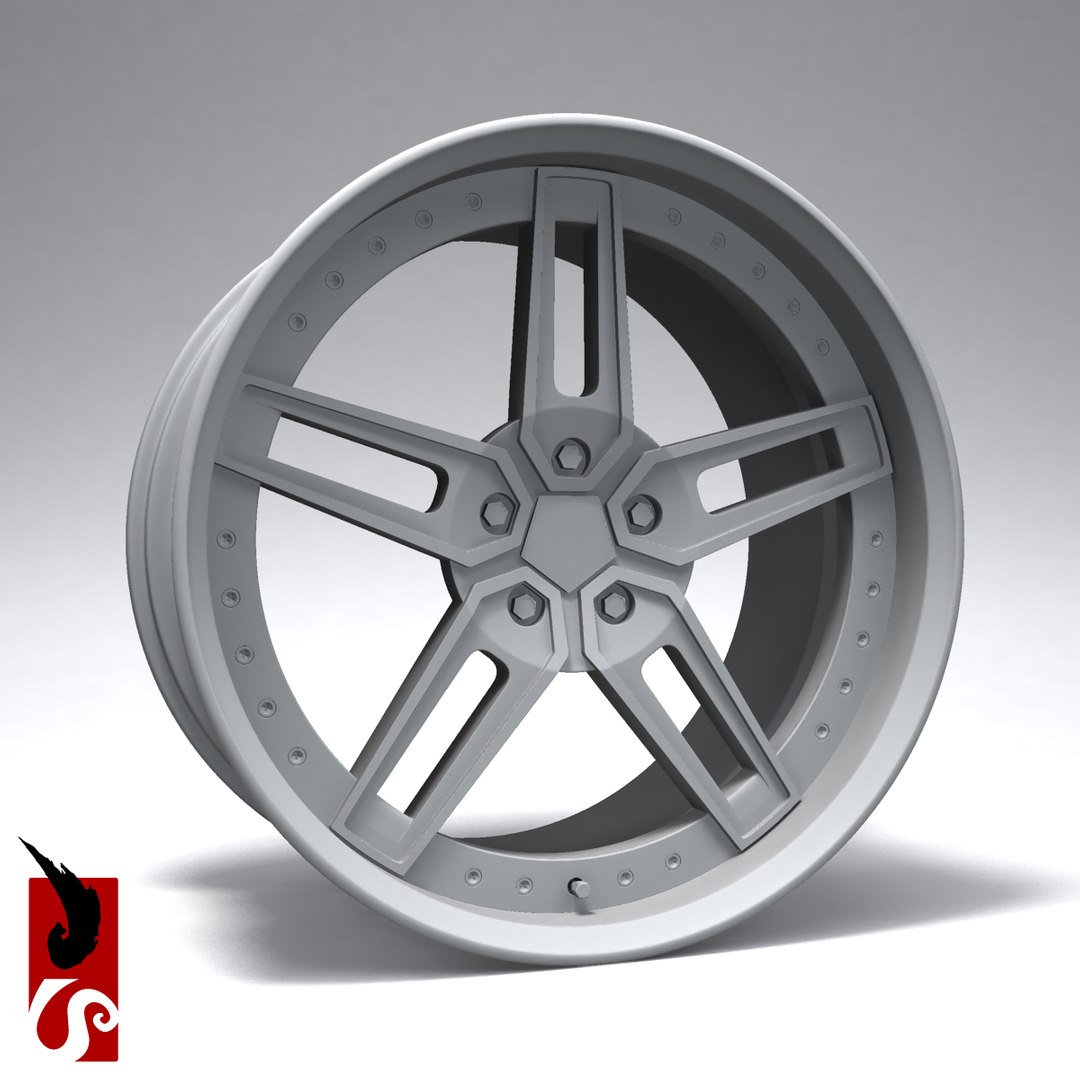 Prototype Racing Wheel 3d Model