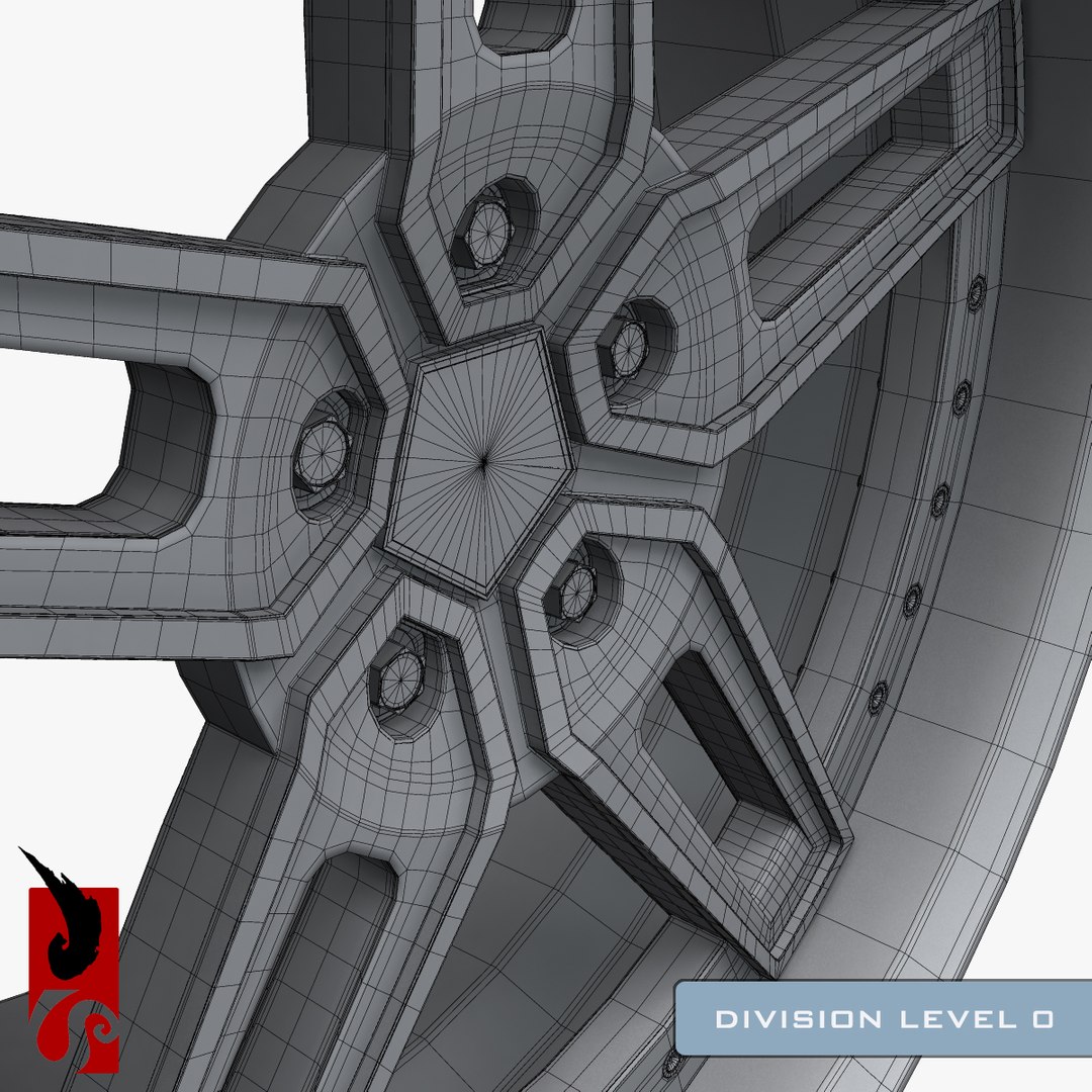 Prototype Racing Wheel 3d Model