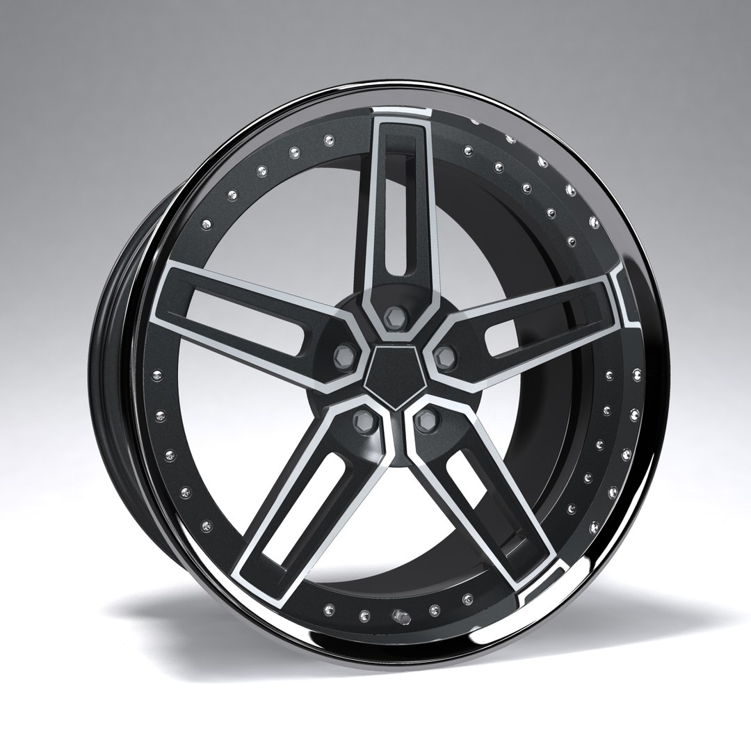 Prototype Racing Wheel 3d Model