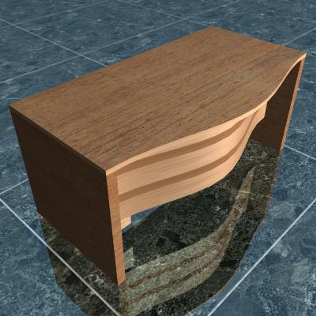 Executive Table 3d Model