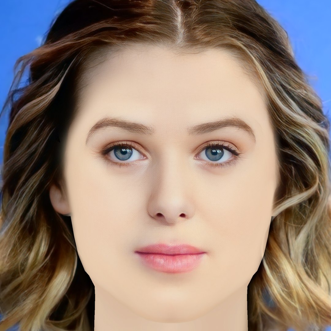 Honor Swinton Byrne Head - No Hair - Low Poly Head For Game 3D Model ...