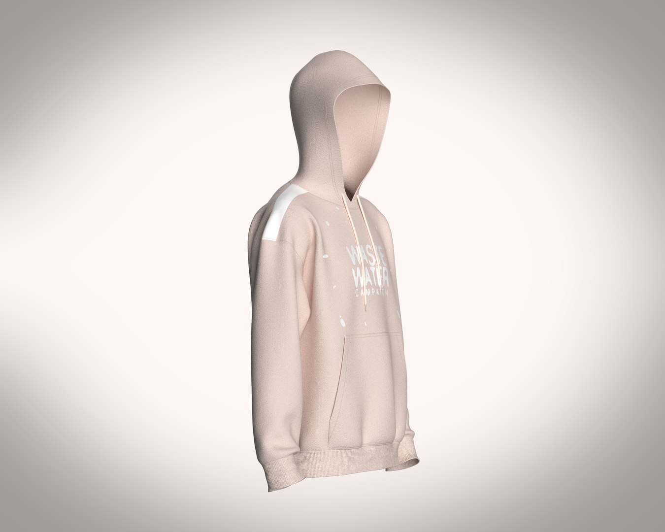 Mens Hoodie-Waste Water 3D model - TurboSquid 2138314
