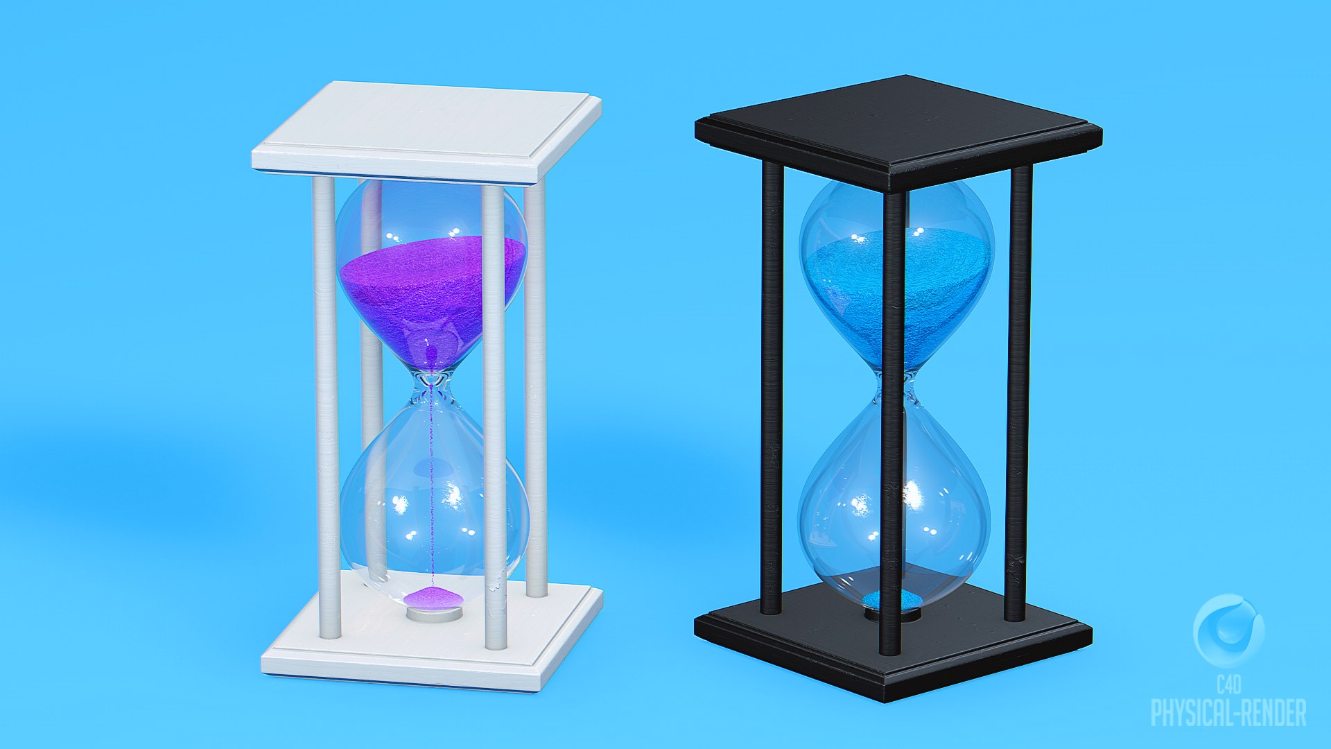 Modern Hourglass Timer 3D Model - TurboSquid 2067012