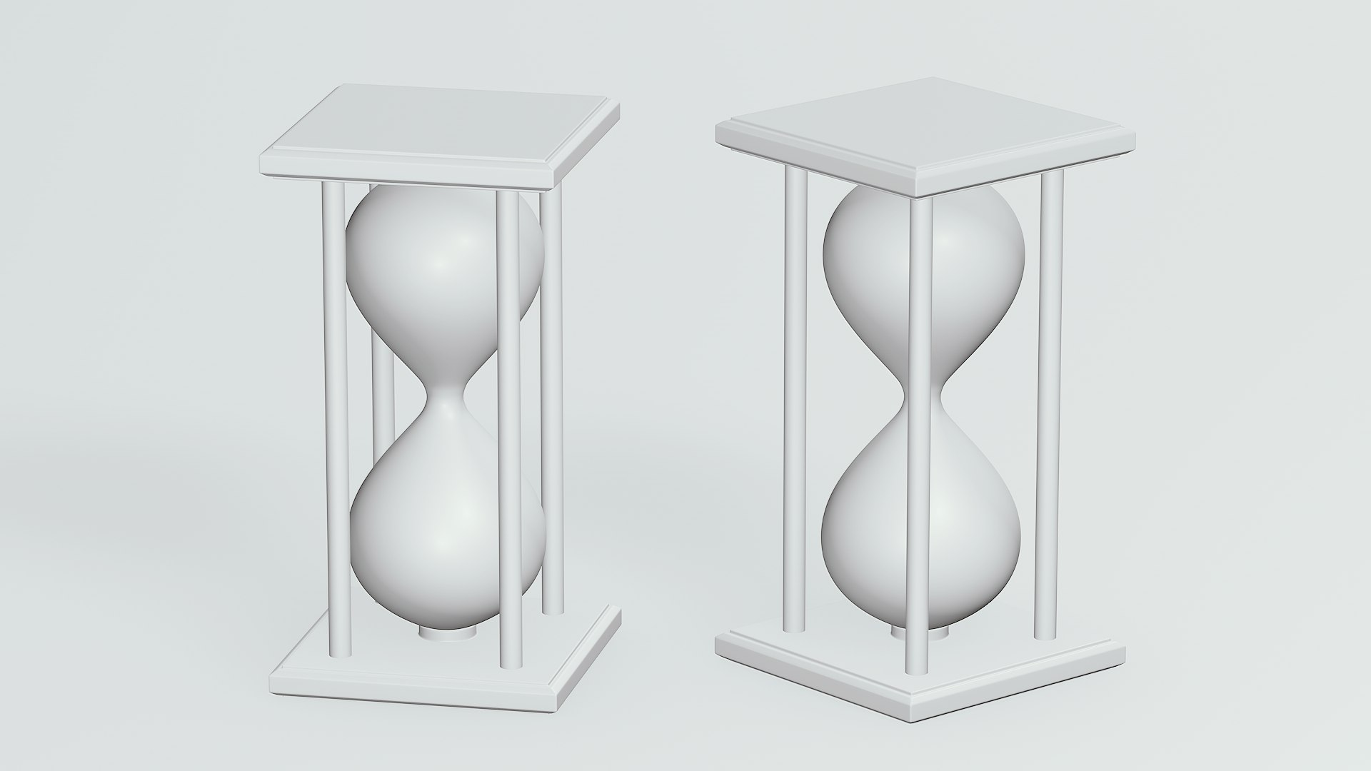 Modern Hourglass Timer 3D Model - TurboSquid 2067012