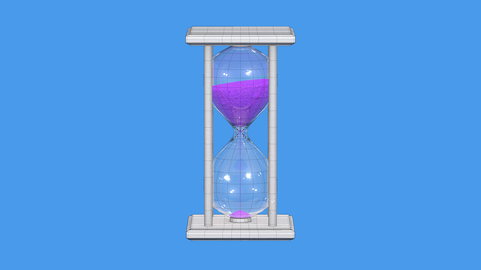 Modern Hourglass Timer 3D Model - TurboSquid 2067012