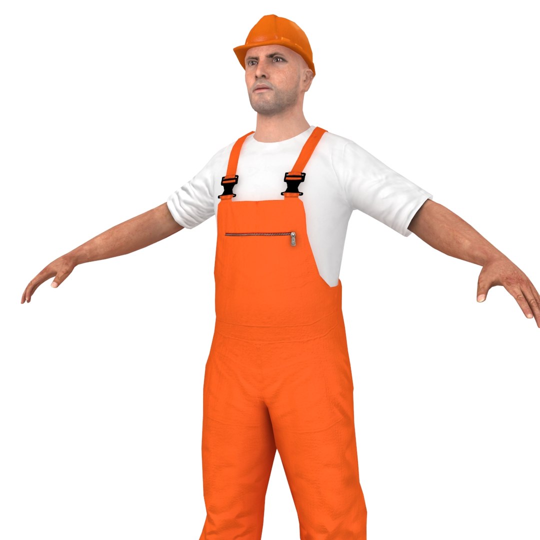 3D character worker person model - TurboSquid 1275420