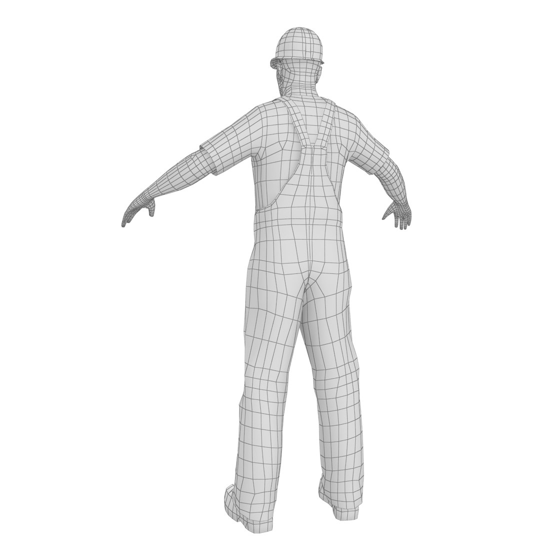 3D character worker person model - TurboSquid 1275420