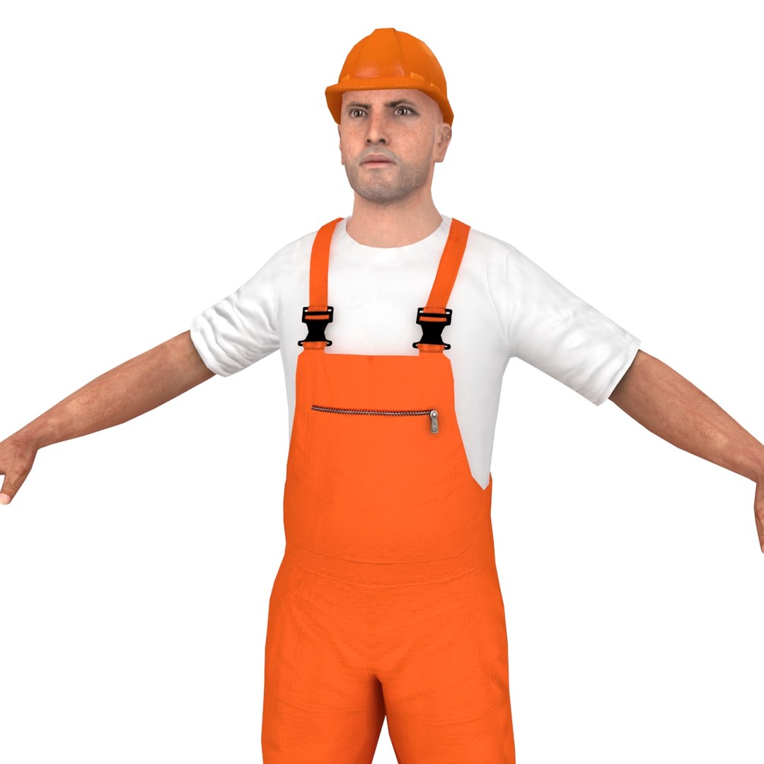 3D character worker person model - TurboSquid 1275420