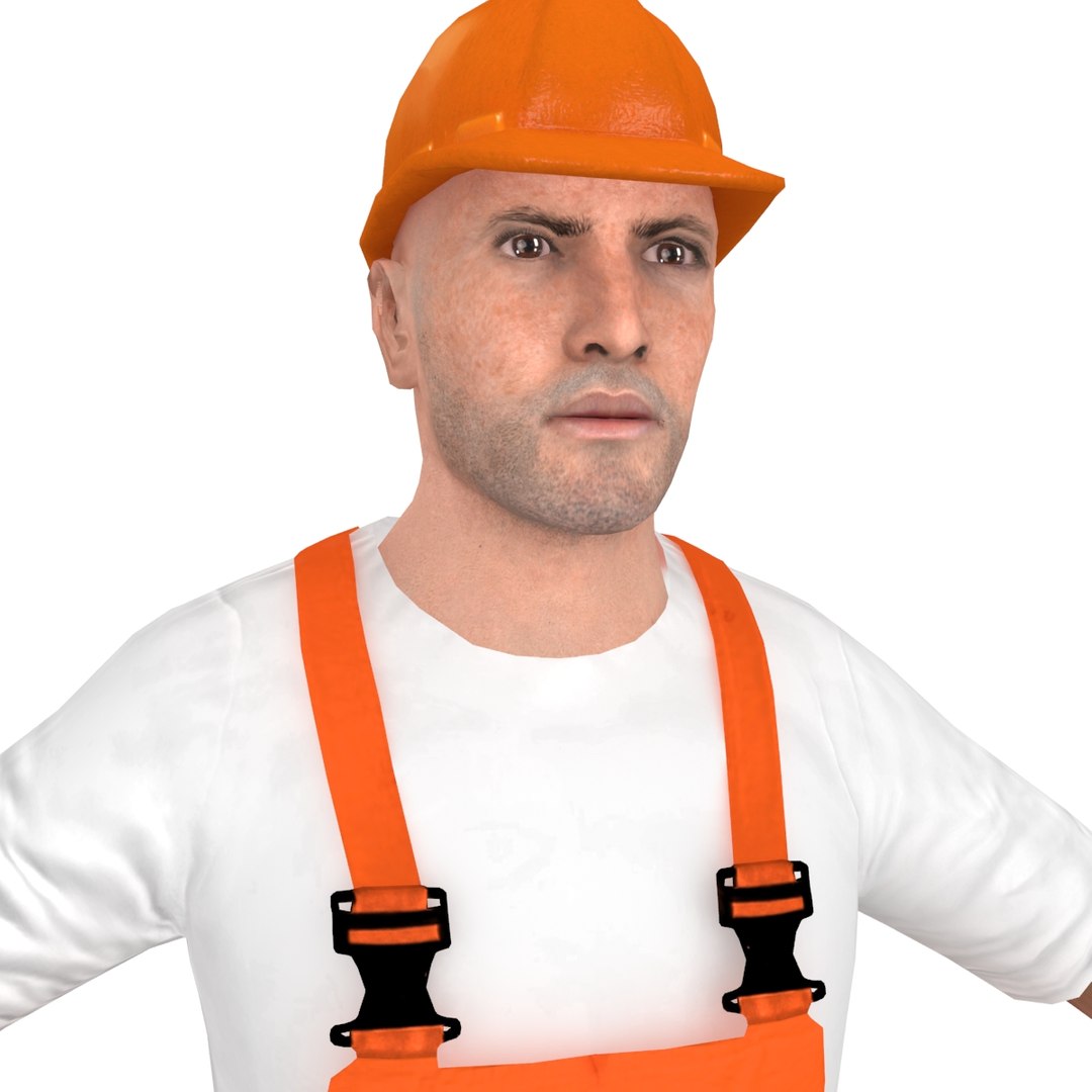 3D character worker person model - TurboSquid 1275420