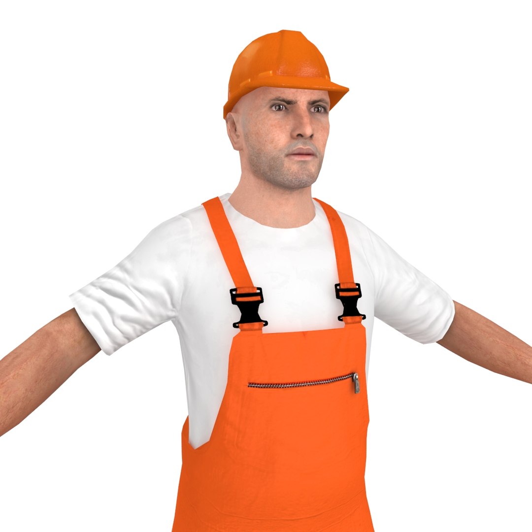 3D character worker person model - TurboSquid 1275420