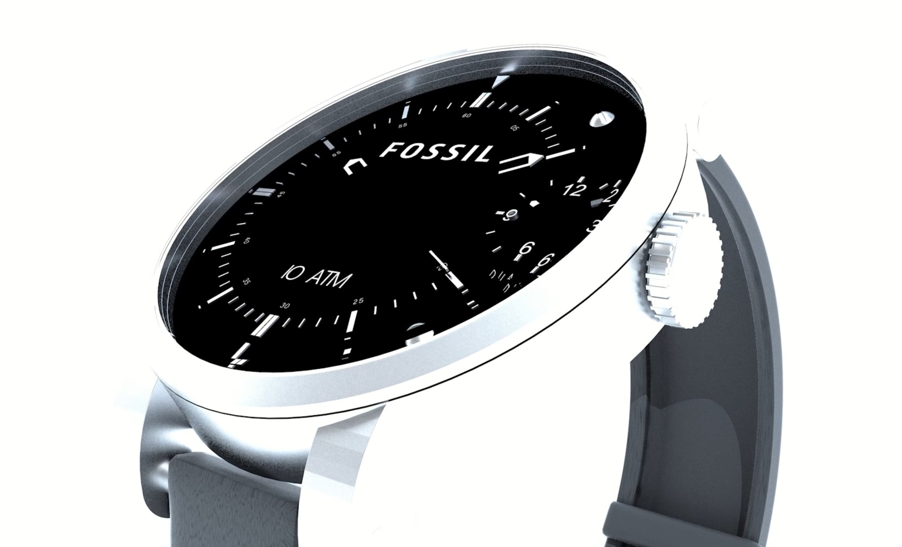 Fossil Watch 3D Model - TurboSquid 2125870