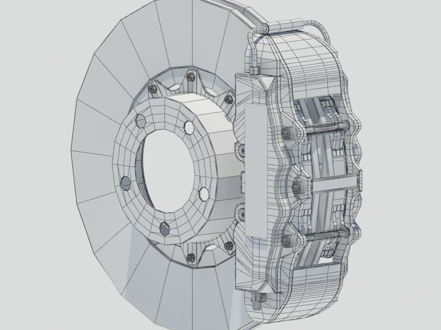 Performance Brembo Brakes 3d Model