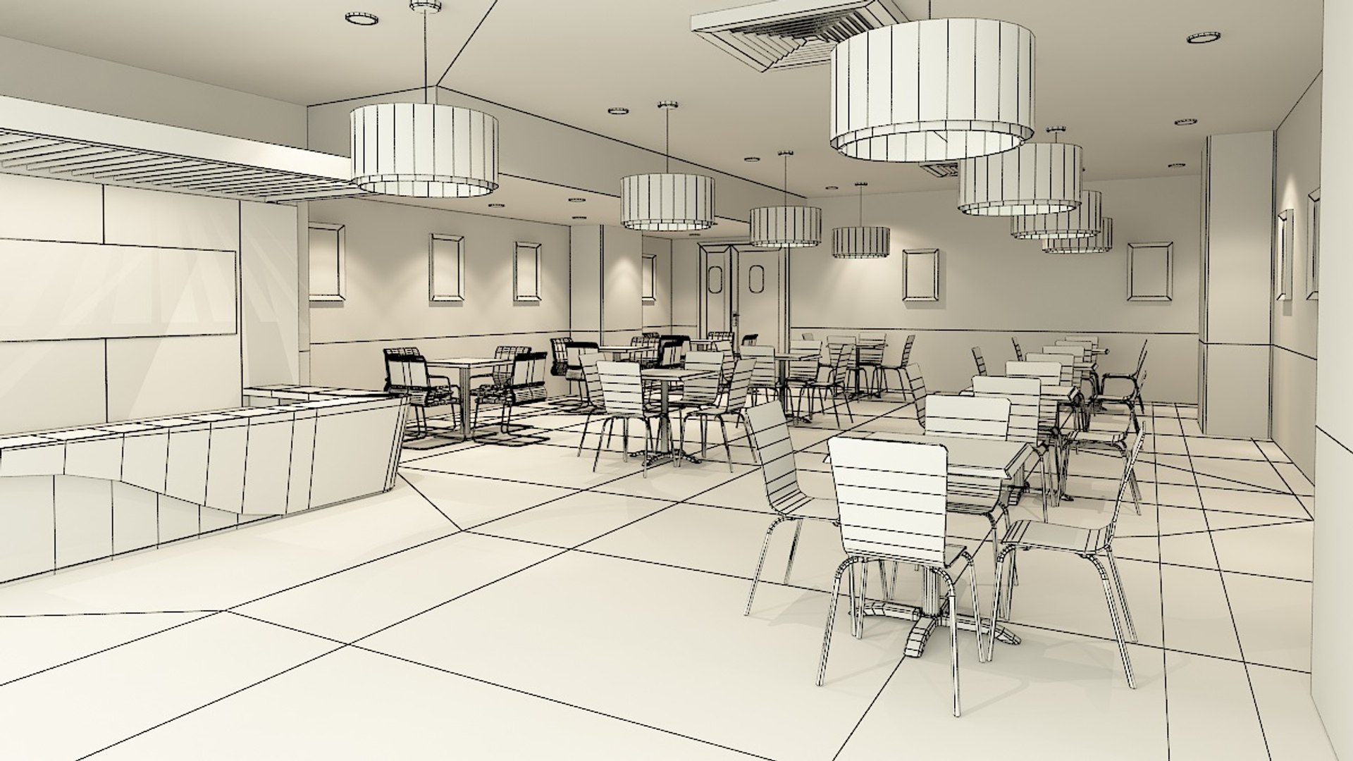 Cafe games 3D model - TurboSquid 1258119