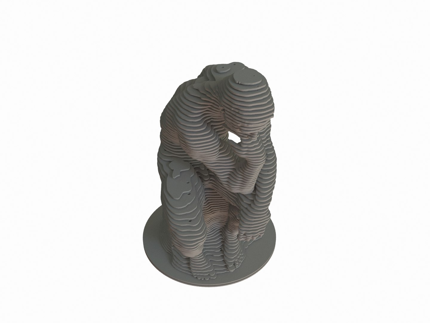 Parametric Statue Rodin 3D Model - TurboSquid 1418495