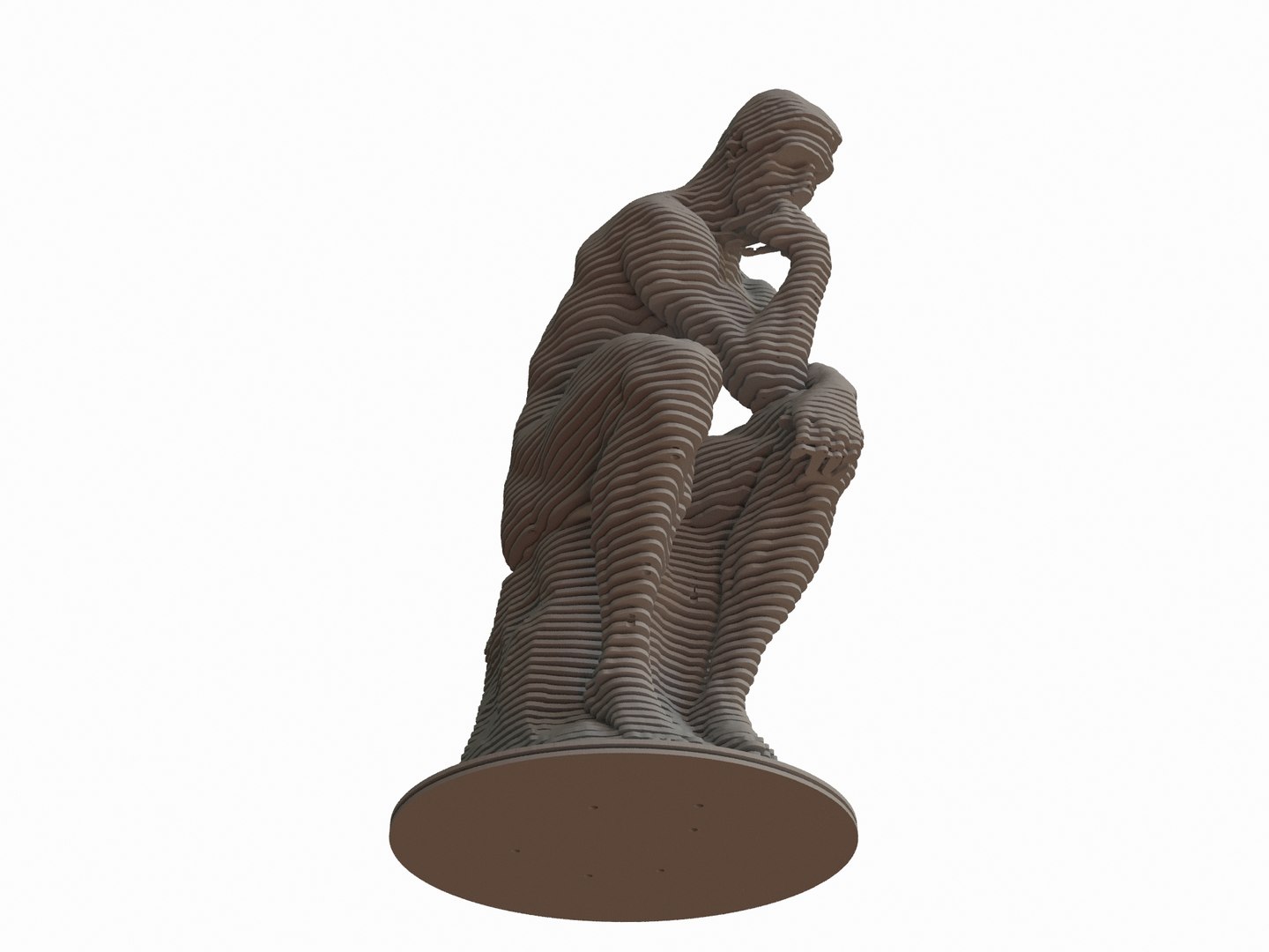 Parametric Statue Rodin 3D Model - TurboSquid 1418495